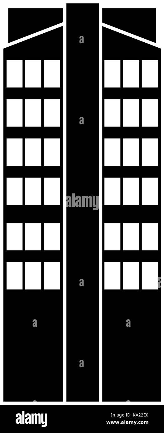 futuristic building isolated icon Stock Vector Image & Art - Alamy