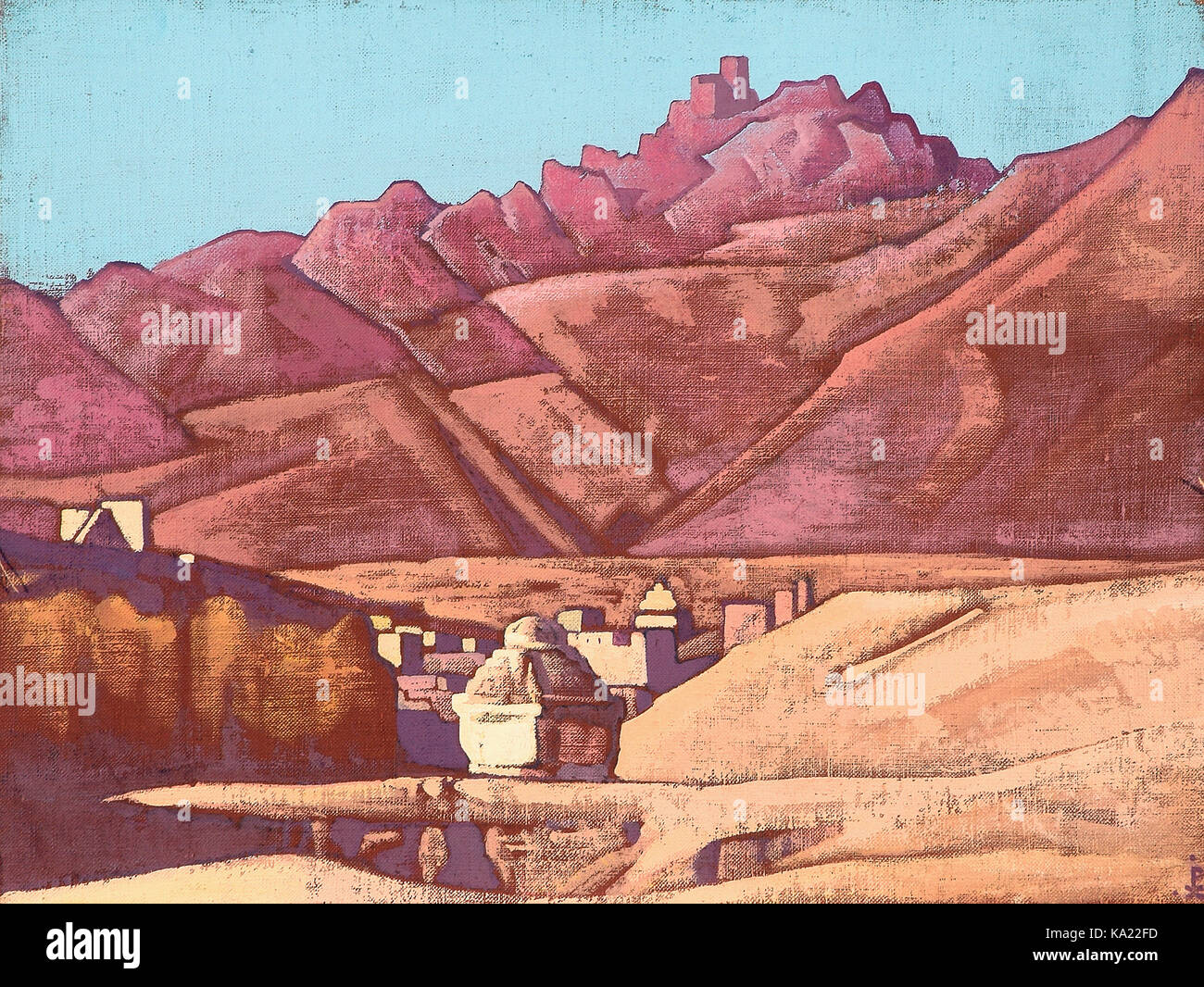 Nicholas Roerich - ladakh leh 1925 Stock Photo - Alamy