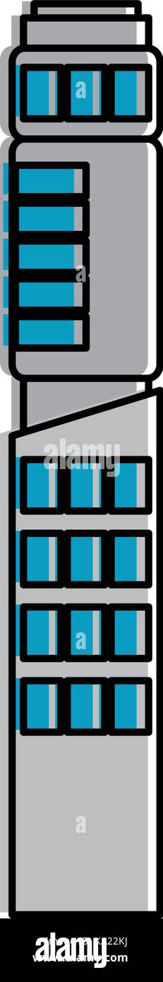 futuristic building isolated icon Stock Vector Image & Art - Alamy