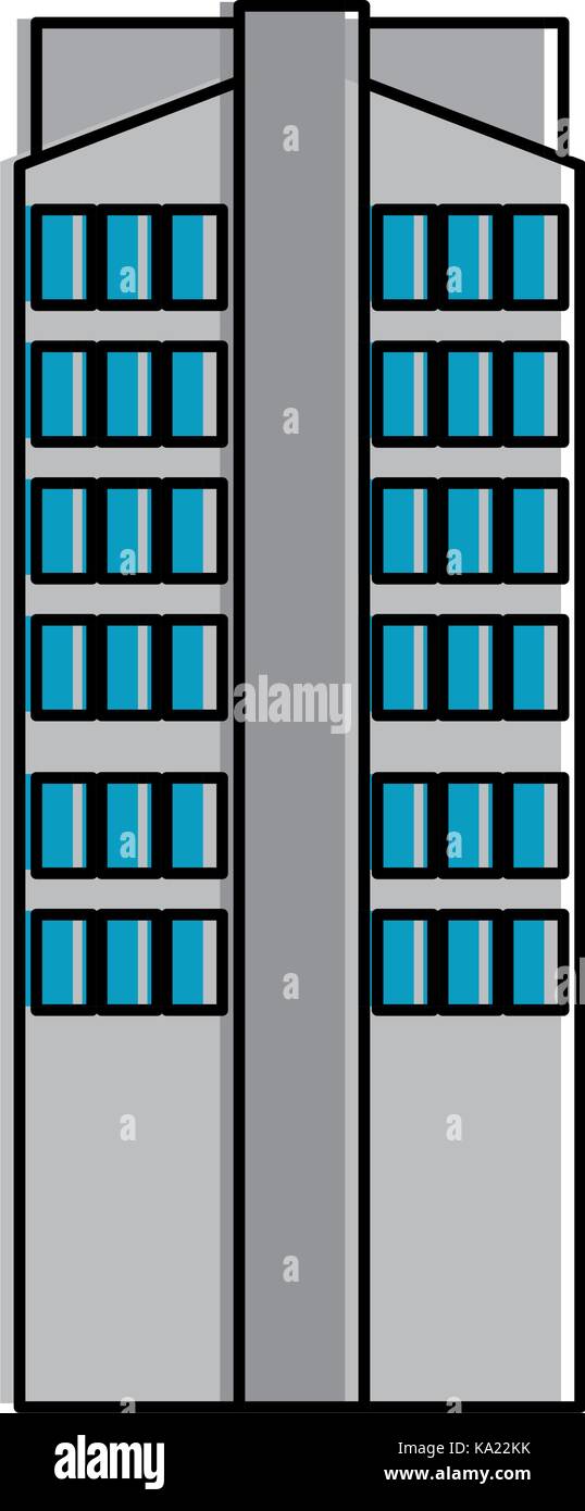 futuristic building isolated icon Stock Vector Image & Art - Alamy