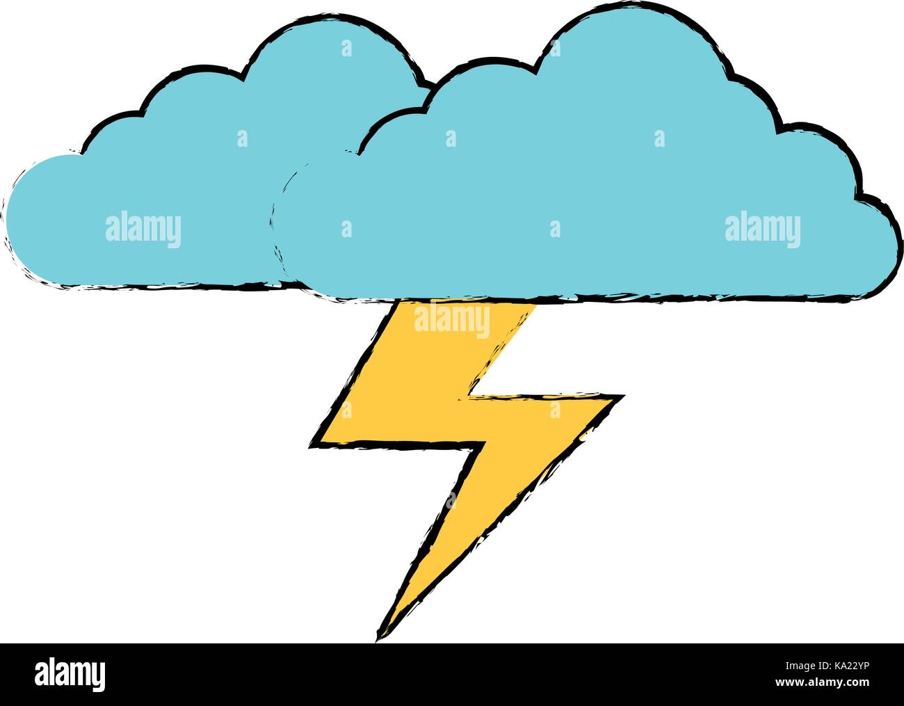 Thunder ray isolated icon Cut Out Stock Images & Pictures - Alamy