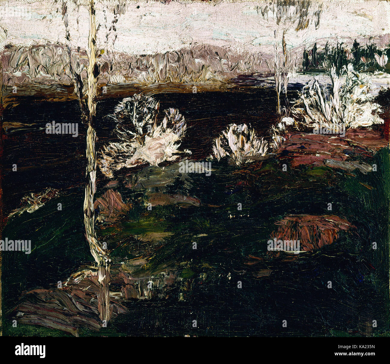 Tom Thomson - Hoar Frost, Spring 1914 Stock Photo - Alamy