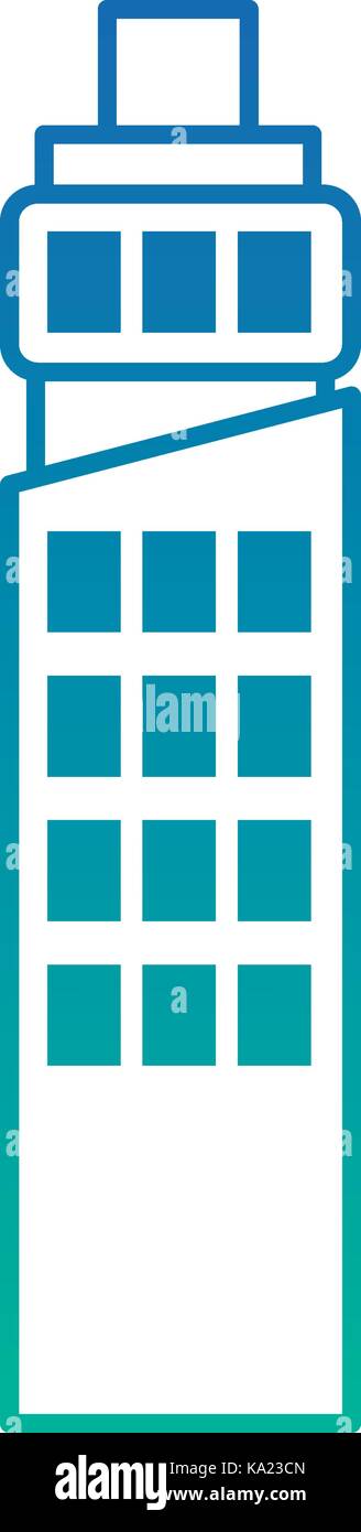 futuristic building isolated icon Stock Vector Image & Art - Alamy