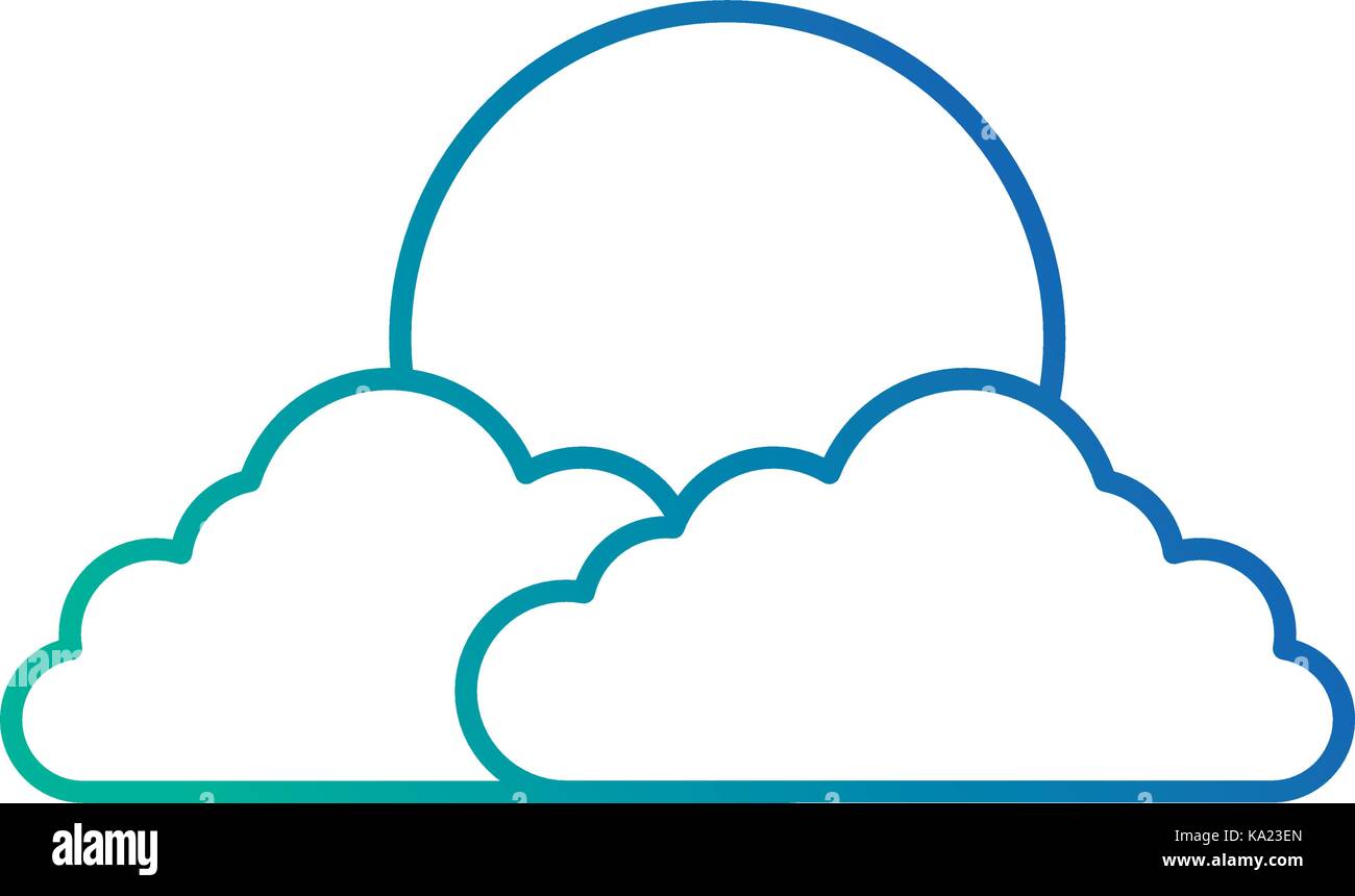 cloud sky with sun Stock Vector Image & Art - Alamy