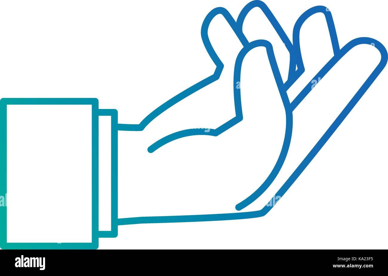 human hand catching icon Stock Vector Image & Art - Alamy