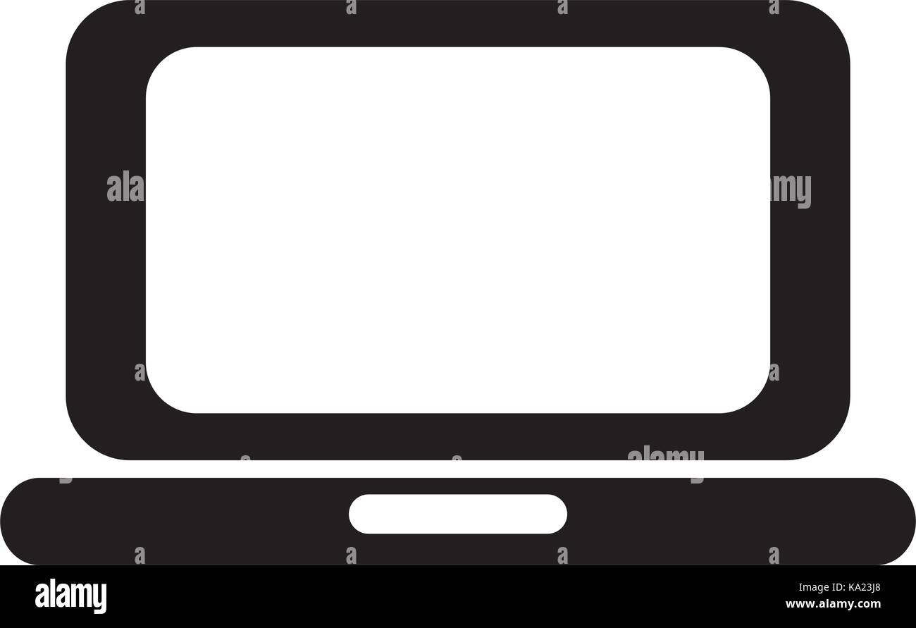 laptop computer technology digital device Stock Vector Image & Art - Alamy