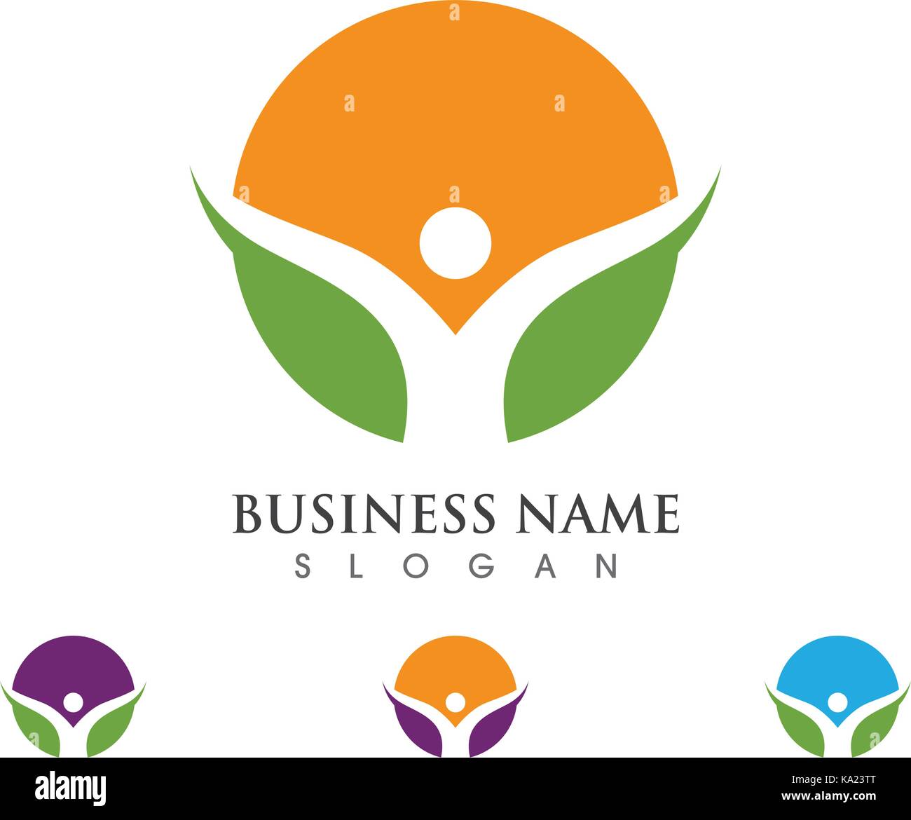 healthy Logo icon Template design illustration Stock Vector Image & Art ...