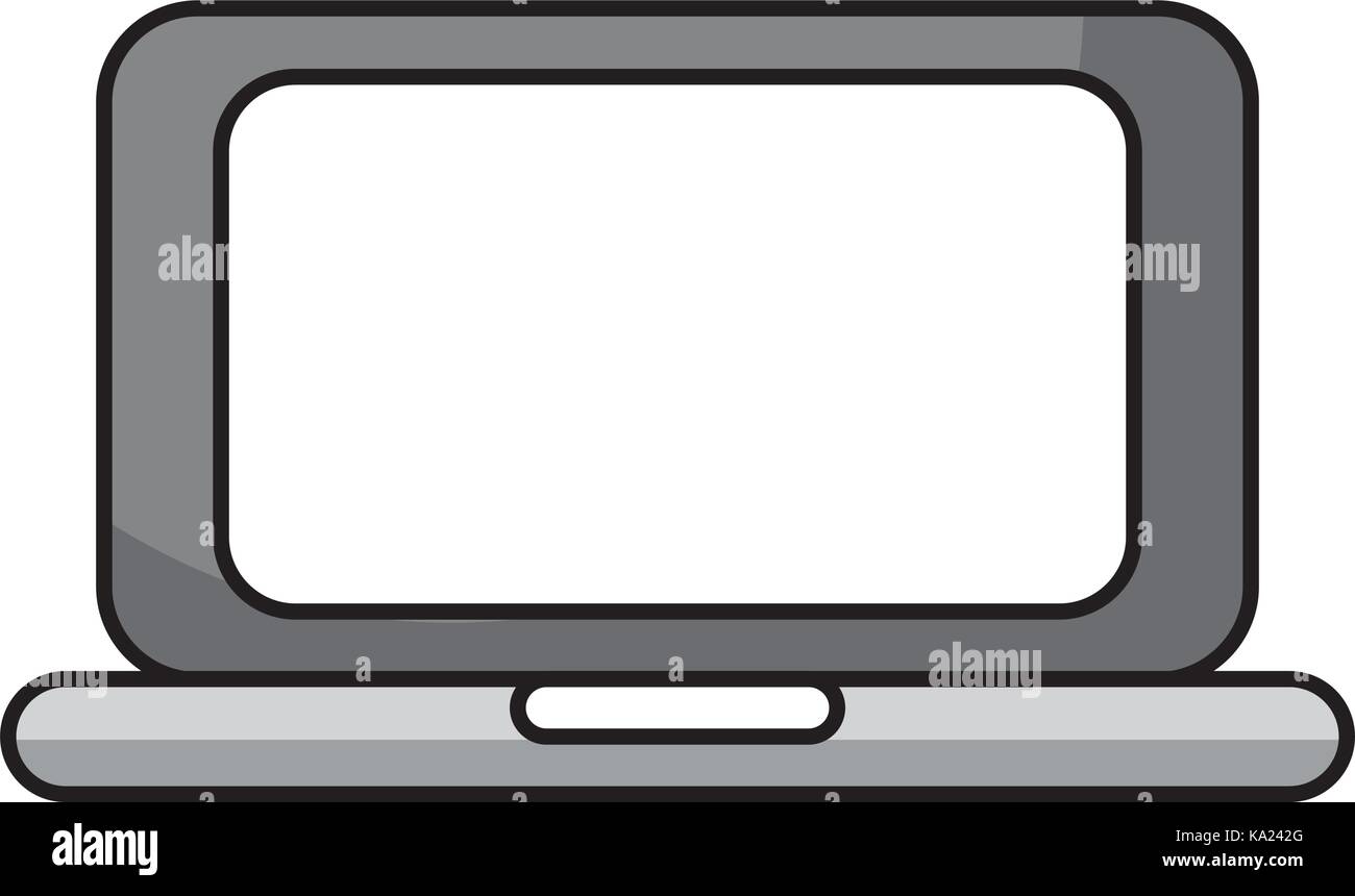 laptop computer technology digital device Stock Vector Image & Art - Alamy