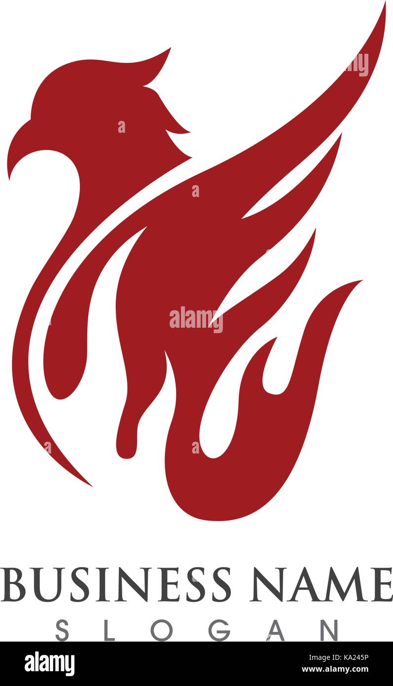 Falcon Logo Template Stock Vector Image & Art - Alamy