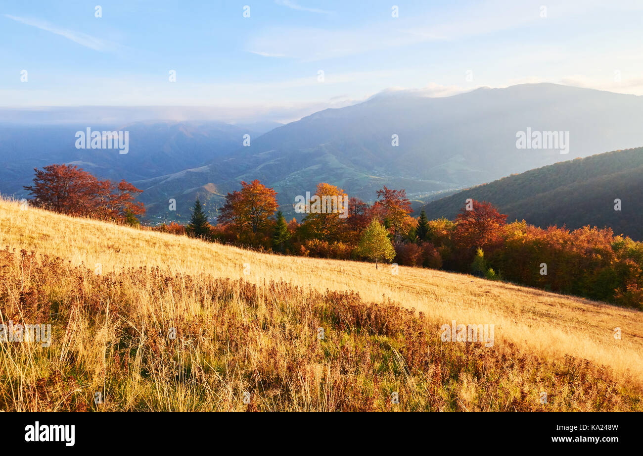 Autumn in mountain, amazing landscape Stock Photo - Alamy