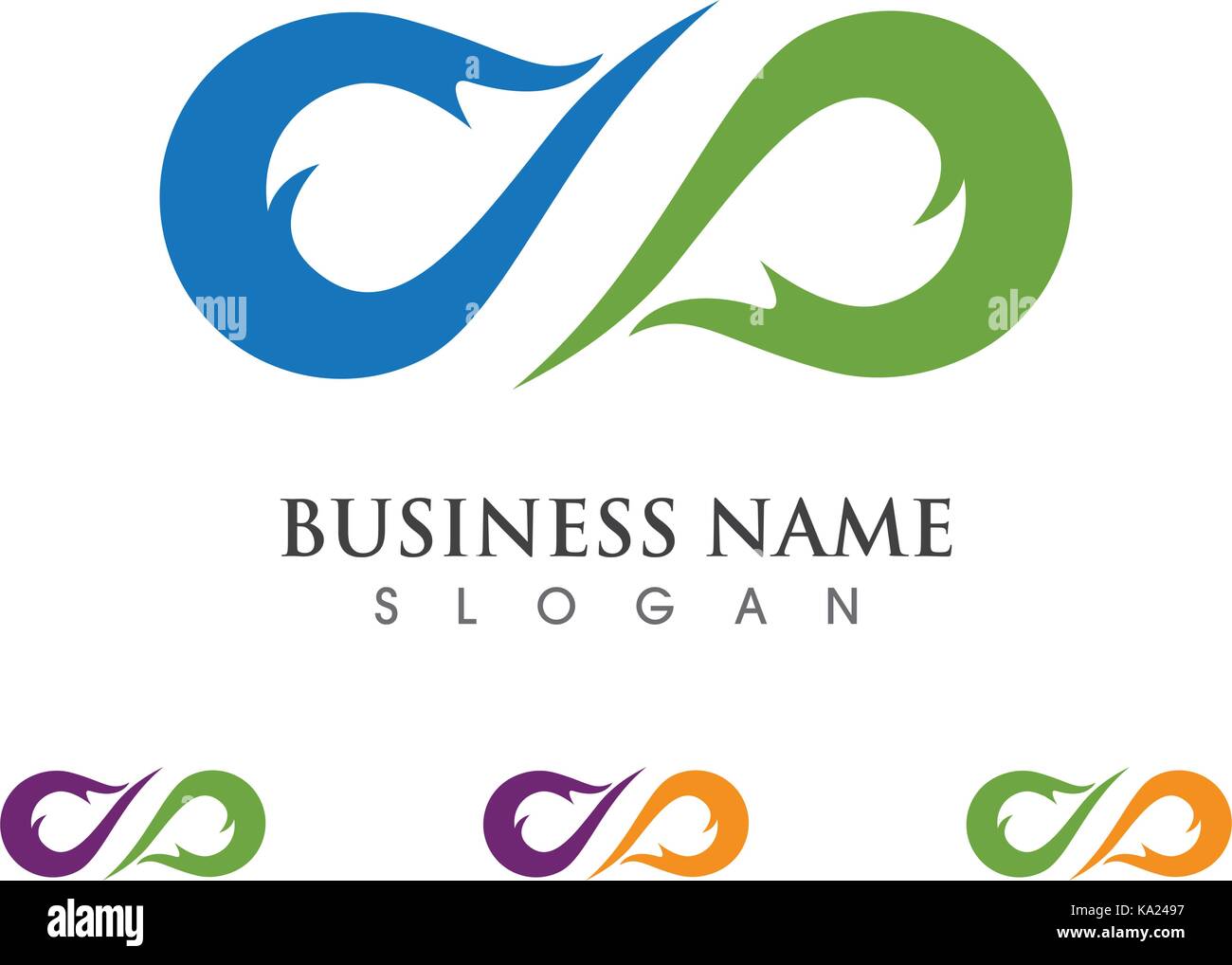 Infinity Design Infinity logo Vector Logo template Stock Vector Image ...