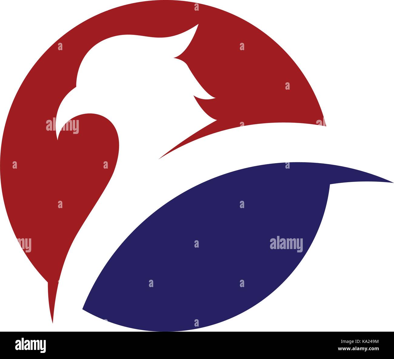 Falcon Logo Template Stock Vector Image & Art - Alamy
