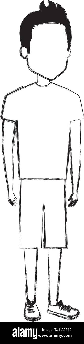 young man standing avatar character Stock Vector Image & Art - Alamy