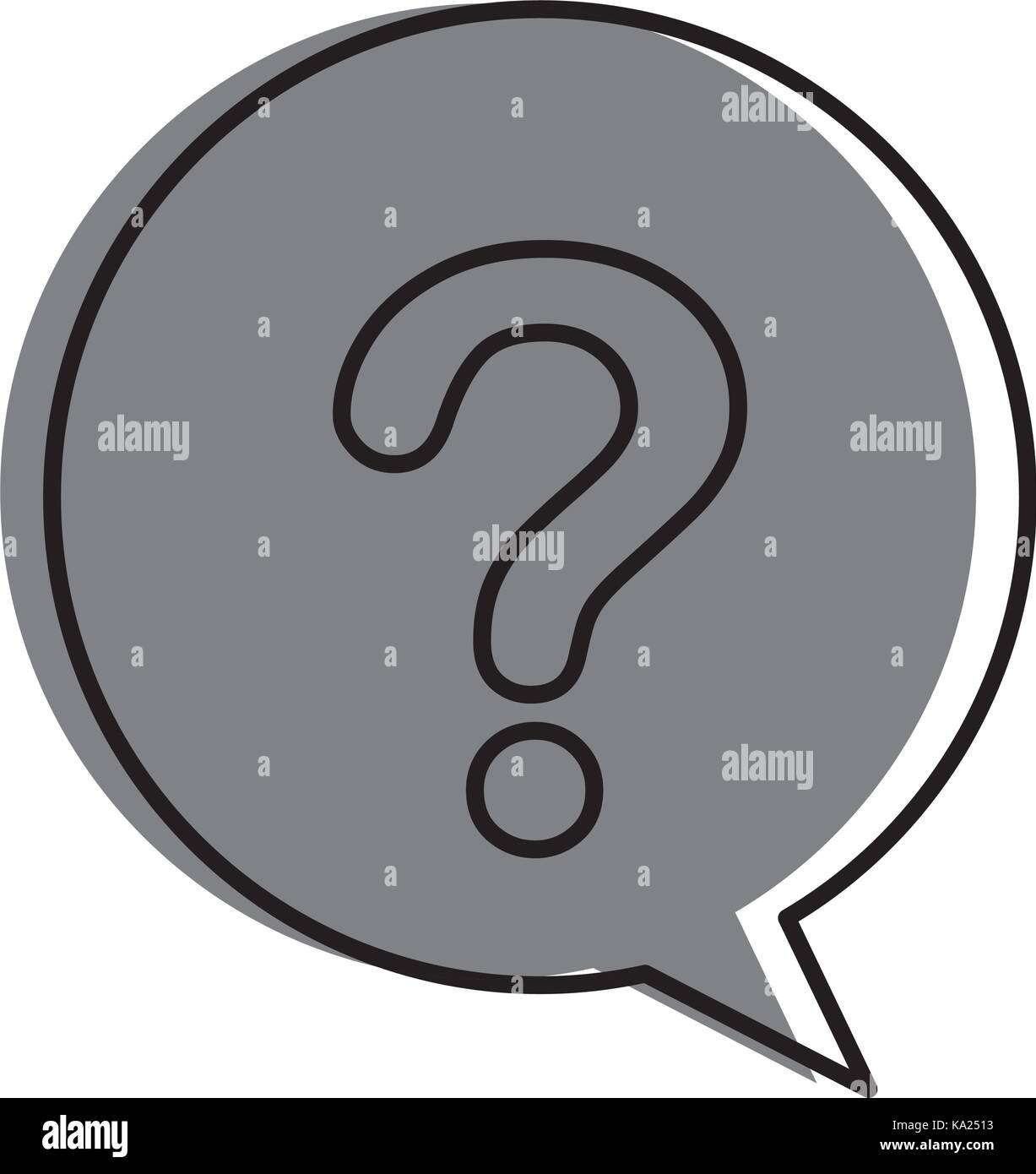 customer service speech bubble question converse communication Stock ...