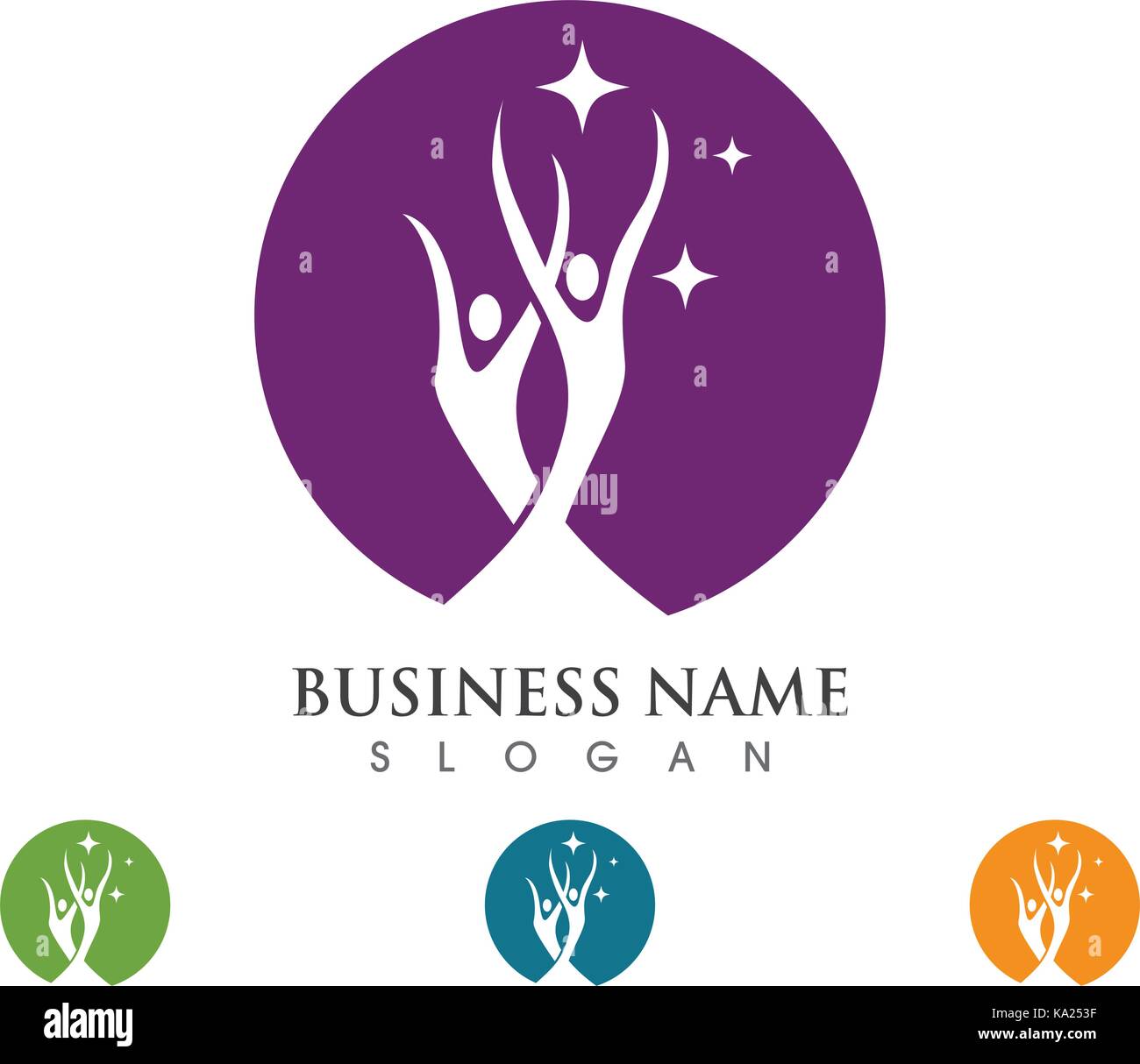 healthy Logo icon Template design illustration Stock Vector Image & Art ...