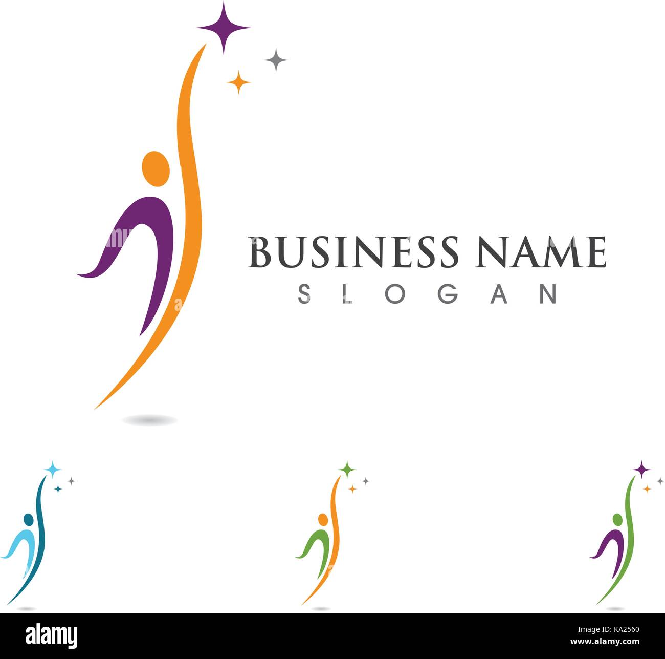 healthy Logo icon Template design illustration Stock Vector Image & Art ...