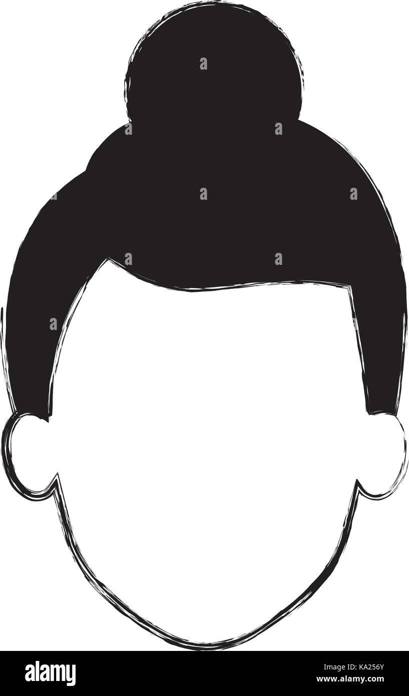 beautiful woman head avatar character Stock Vector Image & Art - Alamy