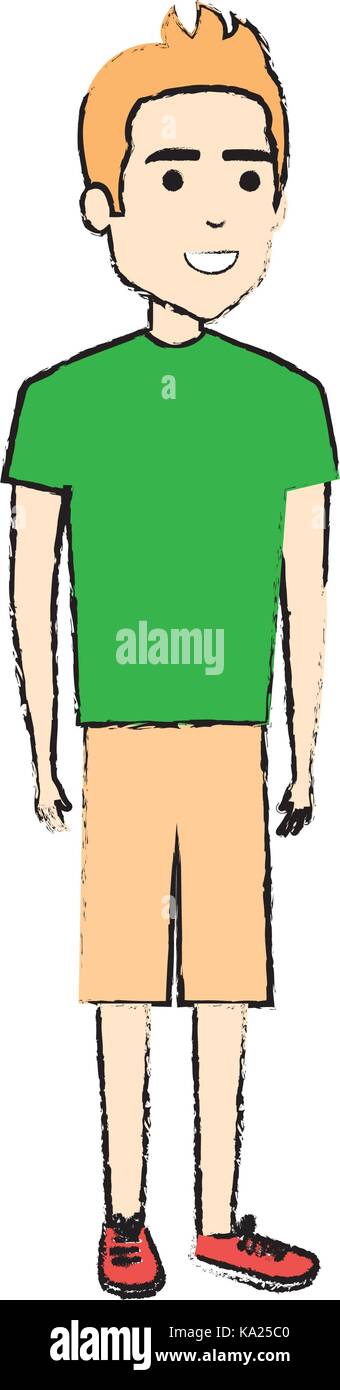 young man standing avatar character Stock Vector Image & Art - Alamy