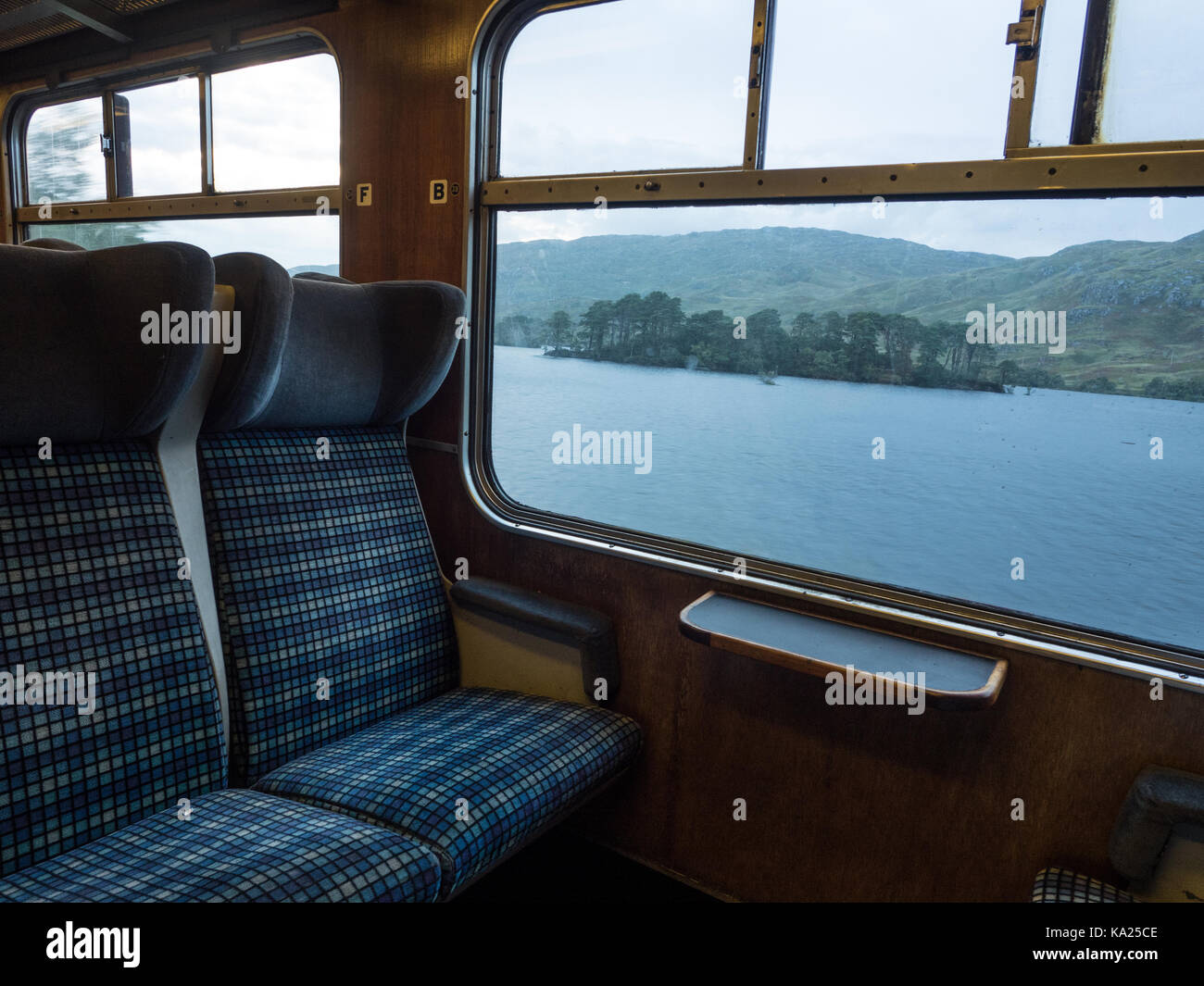 Onboard the Train Stock Photo - Alamy