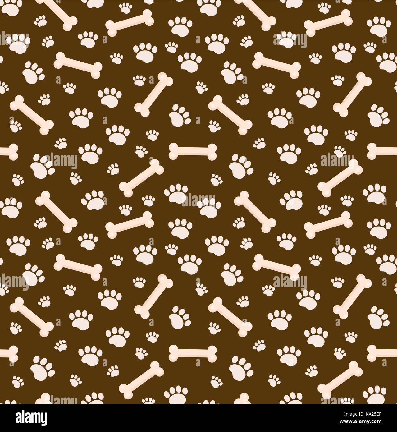 Dog Bone Seamless Pattern