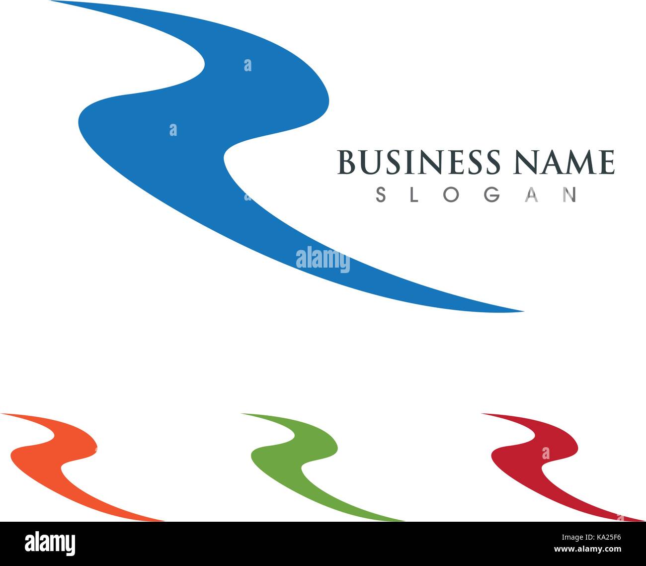 River Logo Template vector icon illustration Stock Vector Image & Art ...