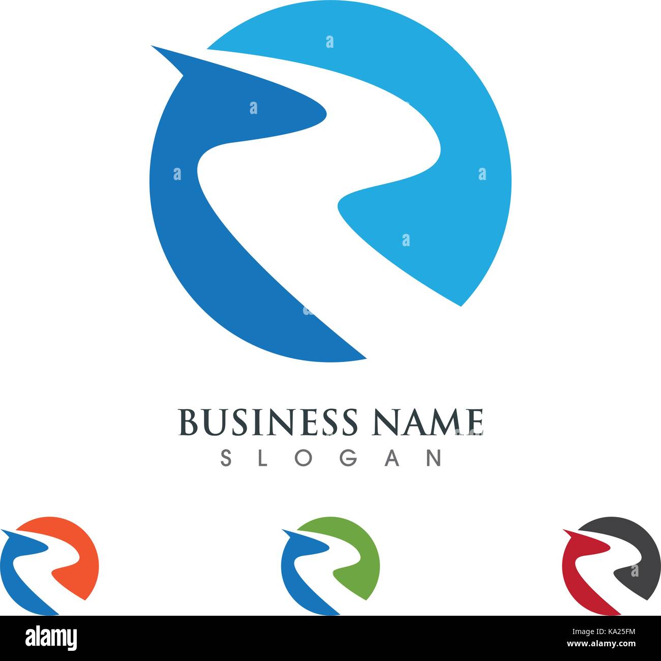 River Logo Template vector icon illustration Stock Vector Image & Art ...