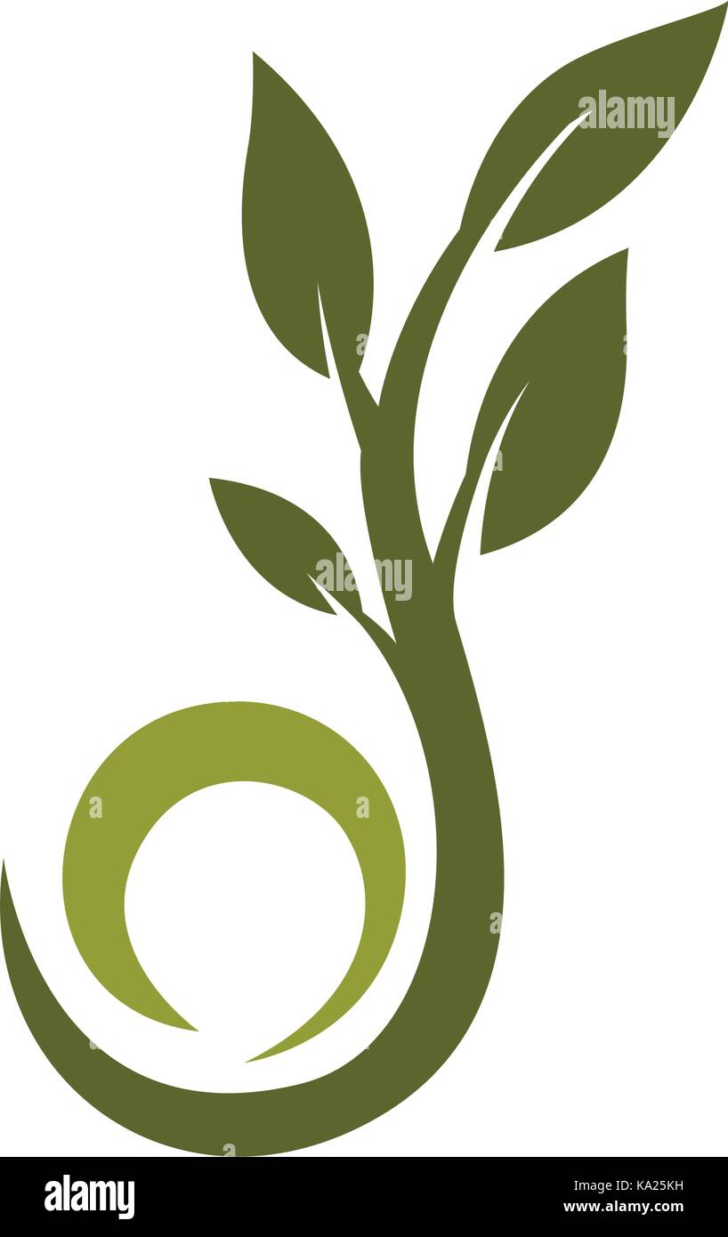 Tree icon logo template vector illustration Stock Vector Image & Art ...