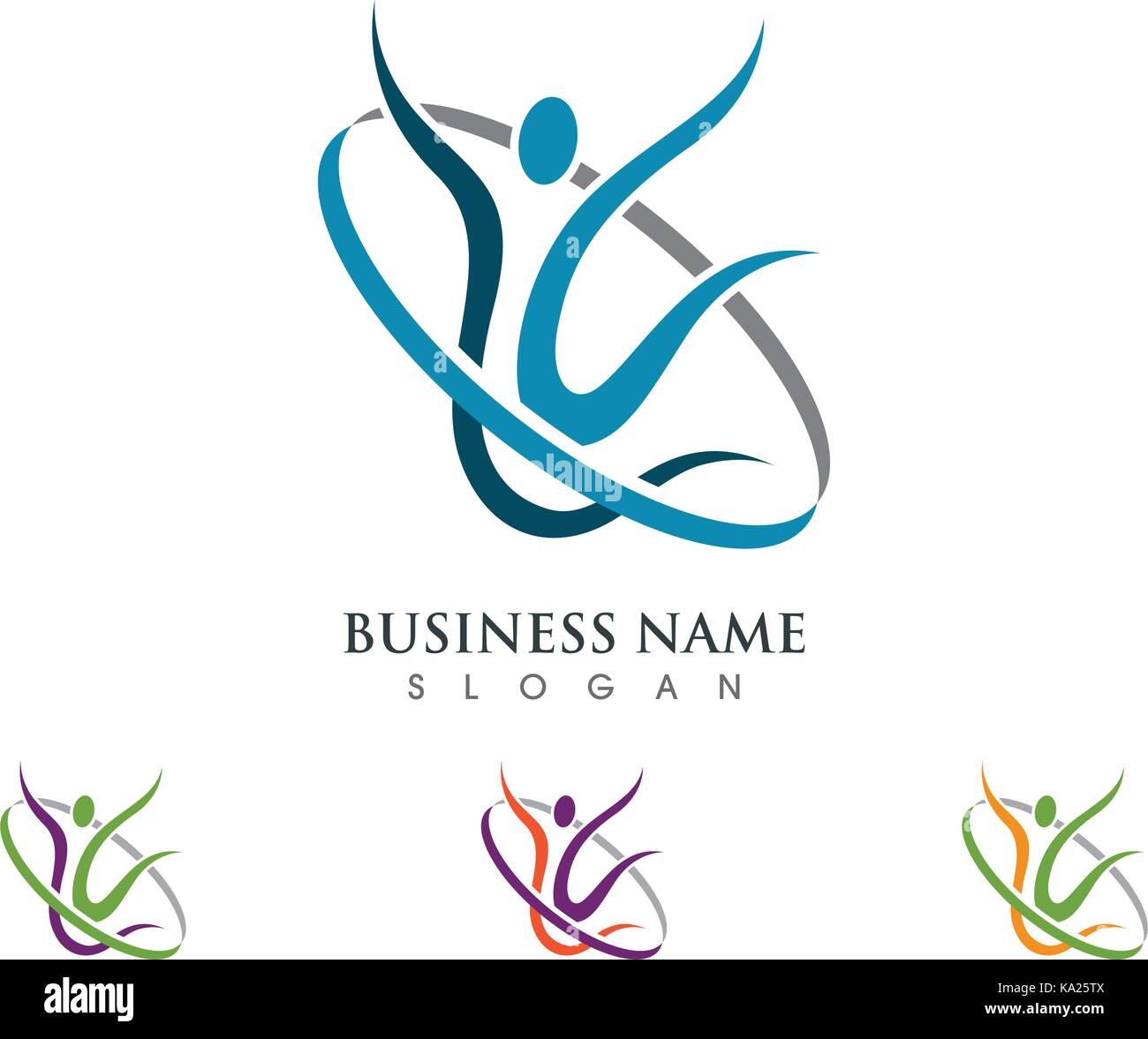 healthy Logo icon Template design illustration Stock Vector Image & Art ...