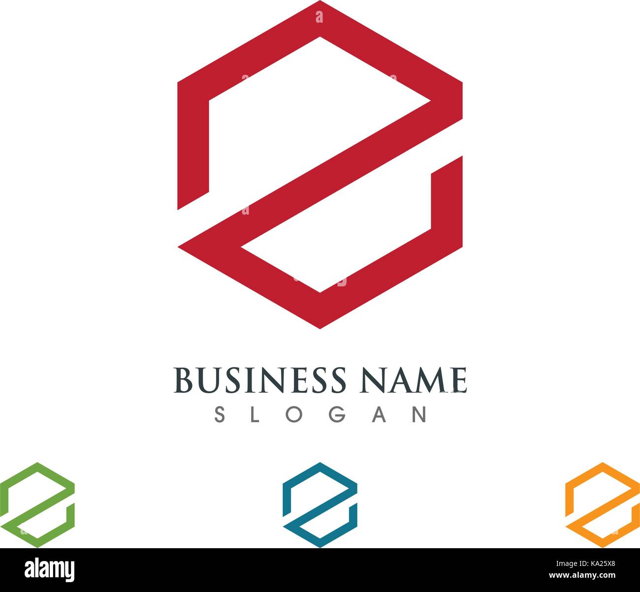 Z Letter Logo Business Template Vector icon Stock Vector Image & Art ...