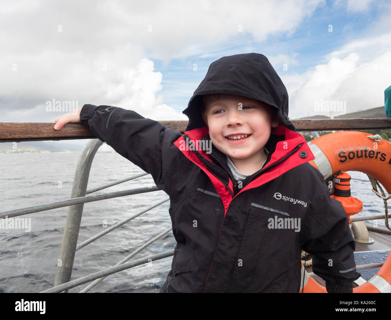 Up on deck Stock Photo - Alamy