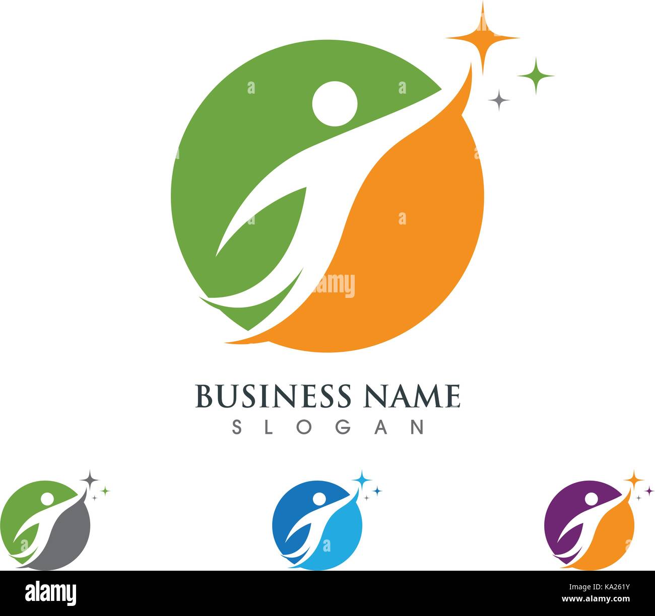 healthy Logo icon Template design illustration Stock Vector Image & Art ...