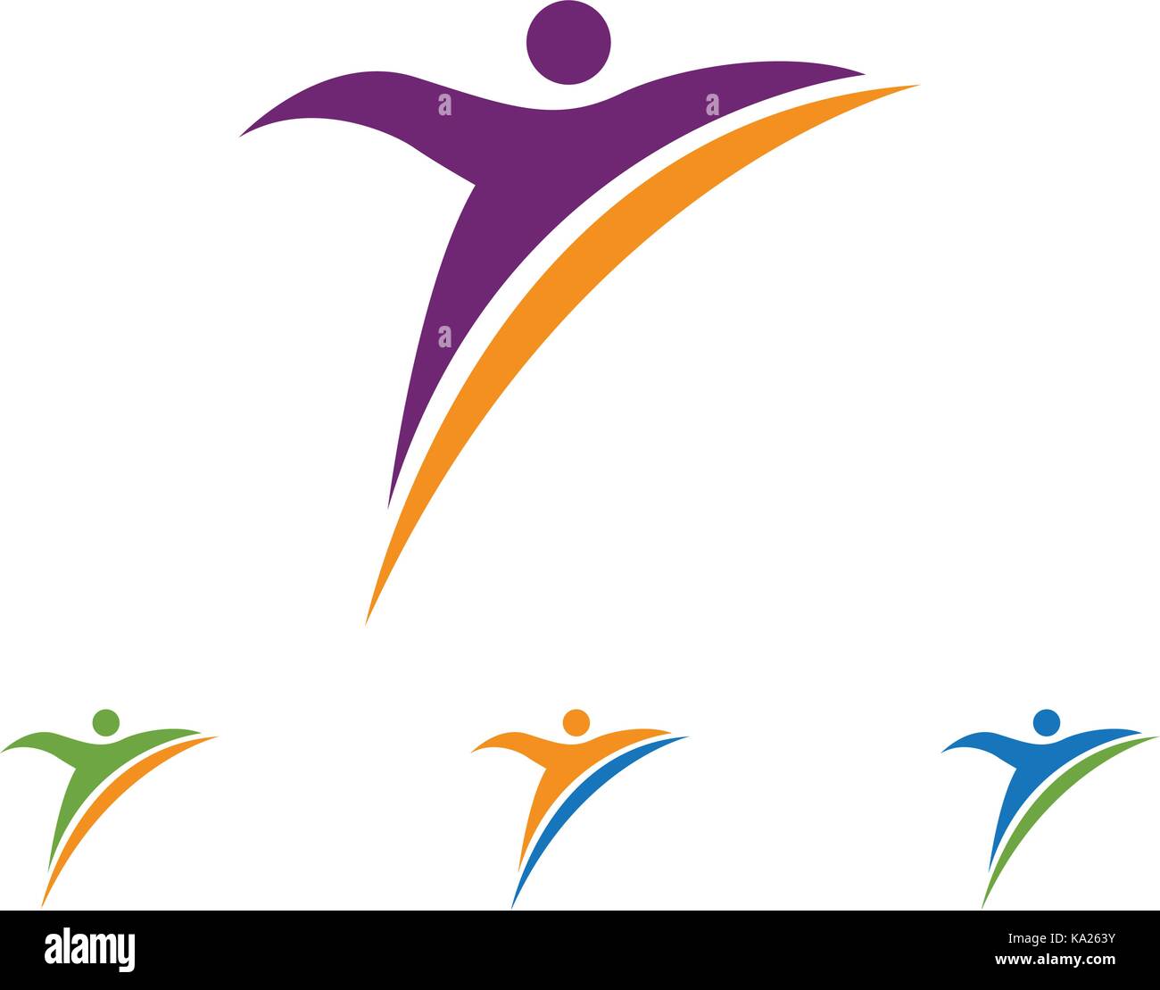 healthy Logo icon Template design illustration Stock Vector Image & Art ...