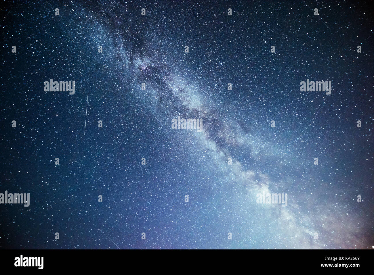 Vibrant night sky with stars and nebula and galaxy. Deep sky astrophoto Stock Photo - Alamy