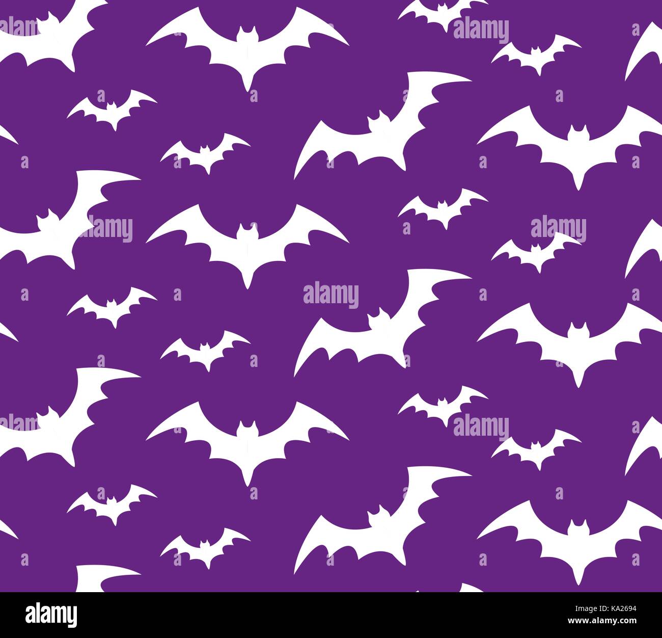 Bat silhouette seamless pattern. Halloween repeating texture. Scary ... Bat silhouette seamless pattern. Halloween repeating texture. Scary ...