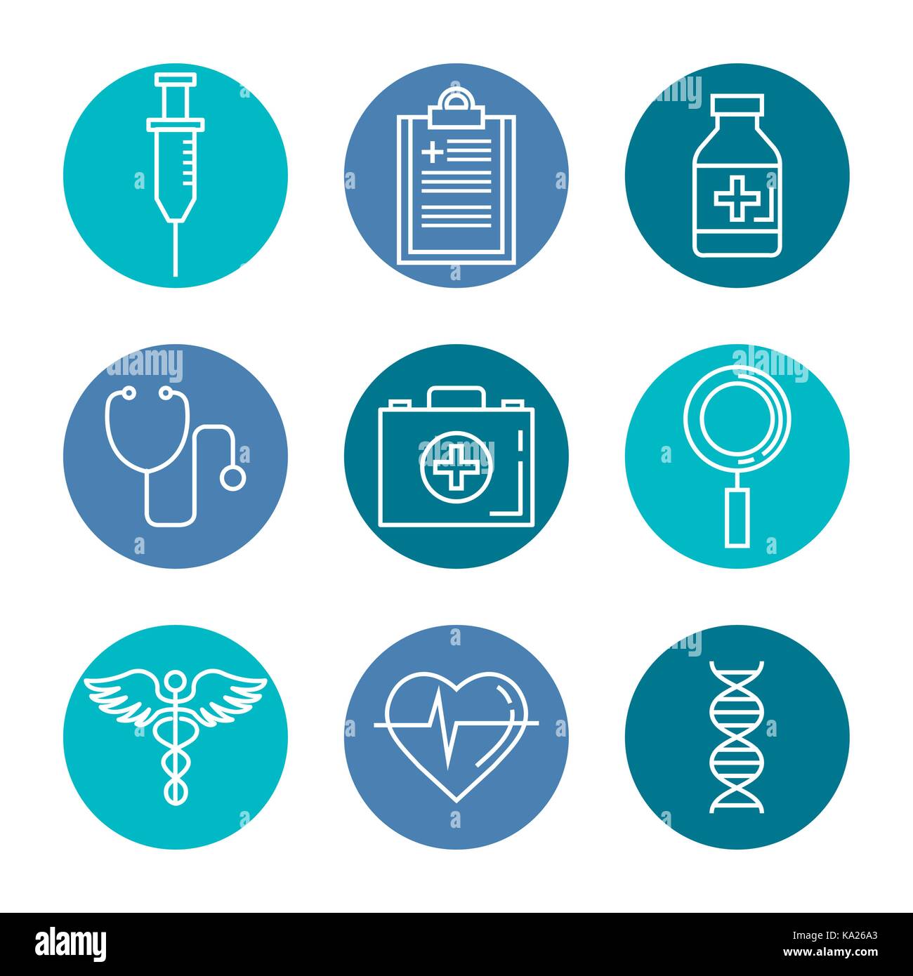 Medicine kit injection syringe Cut Out Stock Images & Pictures - Alamy