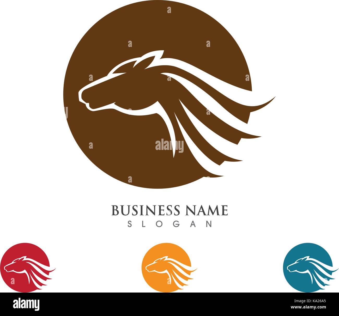 Horse Logo Template Vector illustration design Stock Vector Image & Art ...