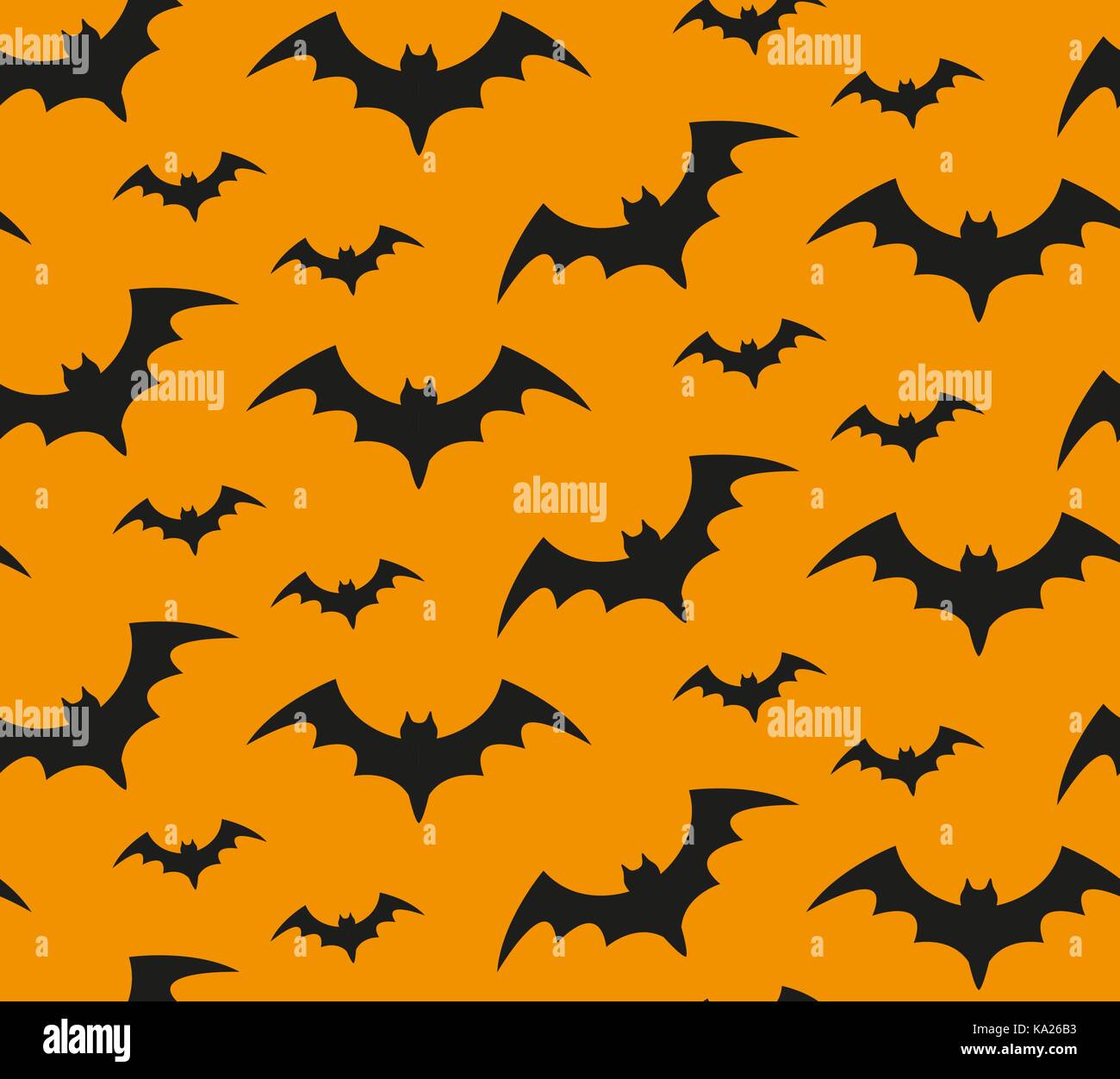 Bat silhouette seamless pattern. Halloween repeating texture. Scary ... Bat silhouette seamless pattern. Halloween repeating texture. Scary ...