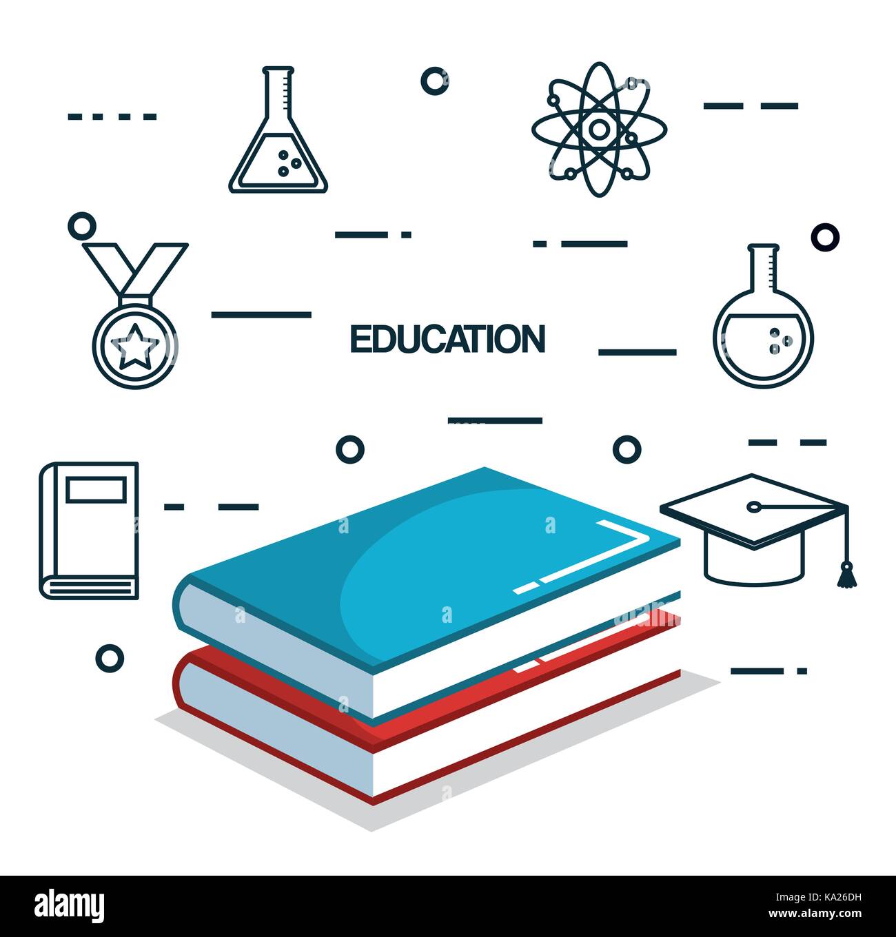 education tools set icons Stock Vector Image & Art - Alamy