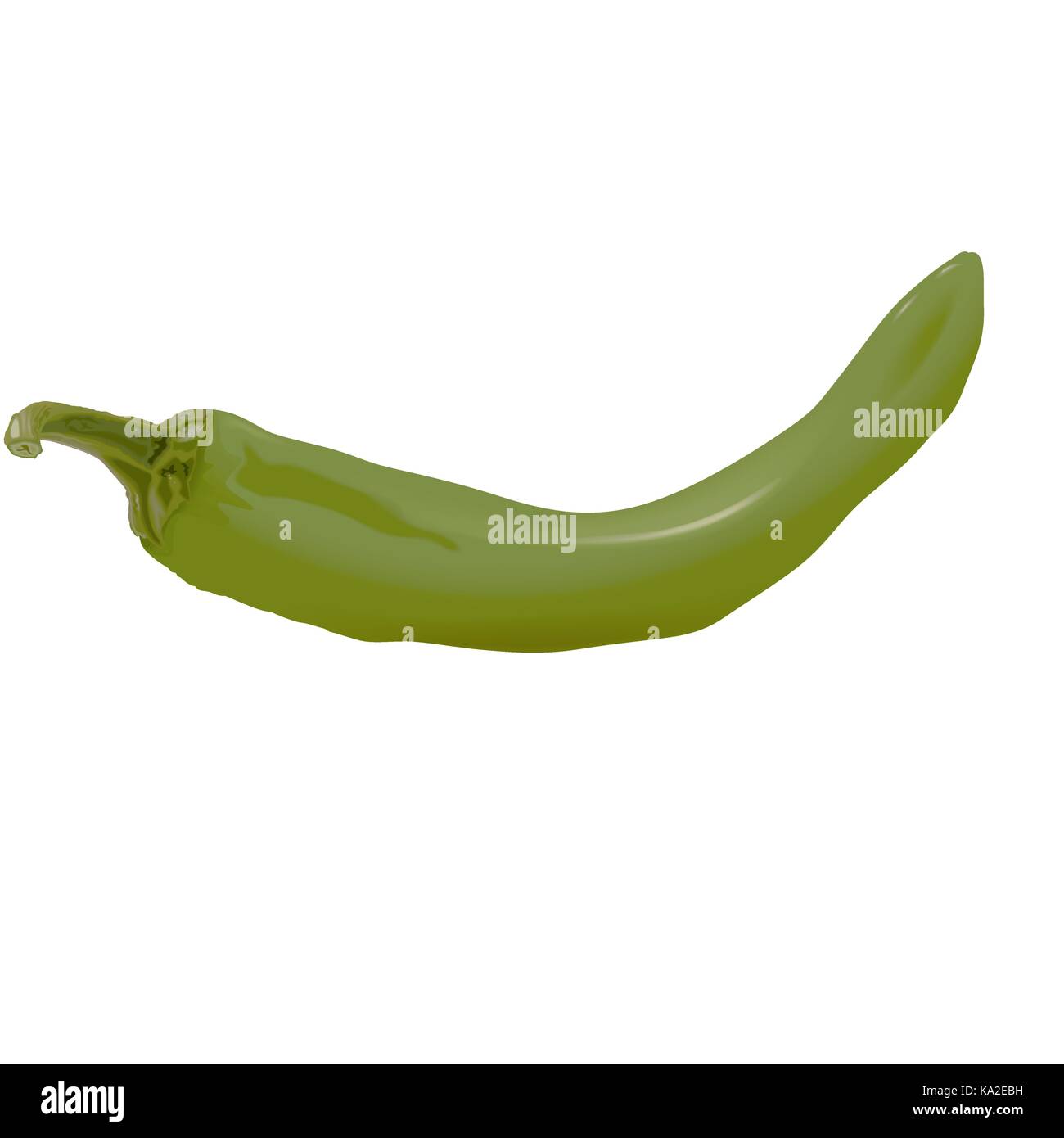 Green Chili Pepper Stock Vector Image & Art - Alamy