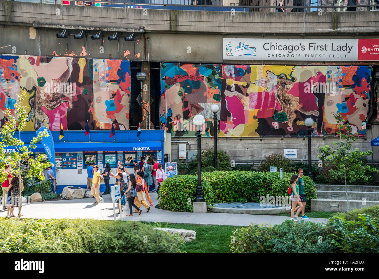 Street Scene Chicago Illinois Food High Resolution Stock Photography ...