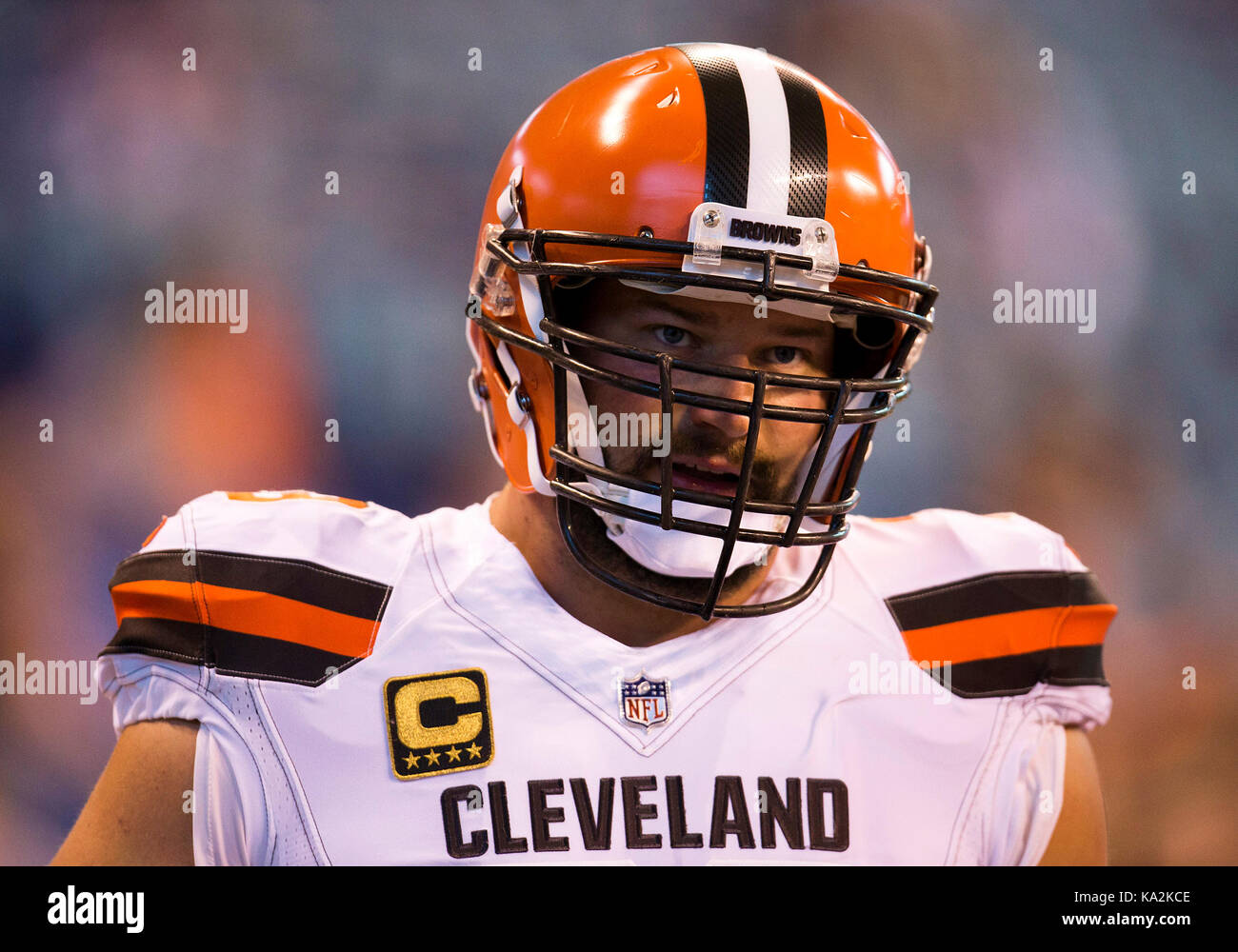 Indianapolis, Indiana, USA. 24th Sep, 2017. Cleveland Browns offensive ...