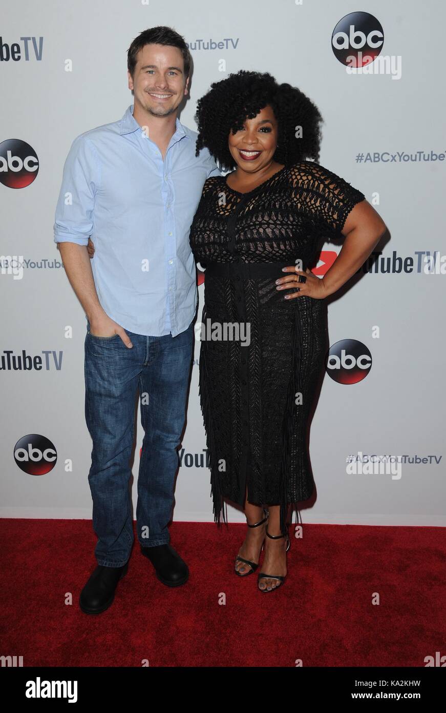 New York, NY, USA. 23rd Sep, 2017. Jason Ritter, Kimberly Hebert ...