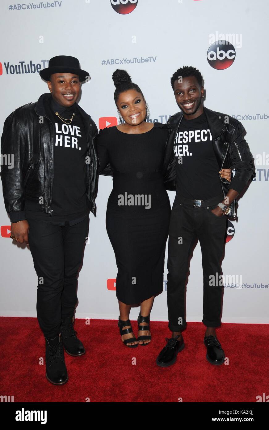 New York, NY, USA. 23rd Sep, 2017. Marcel Spears, Kimberly Hebert ...