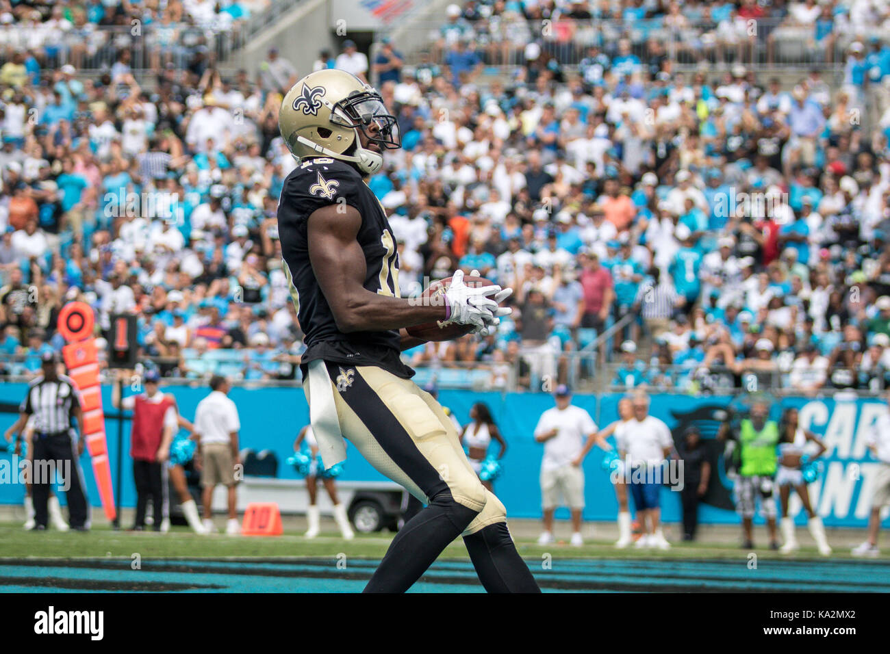 Charlotte, North Carolina, USA. 24th Sep, 2017. New Orleans Saints wide ...