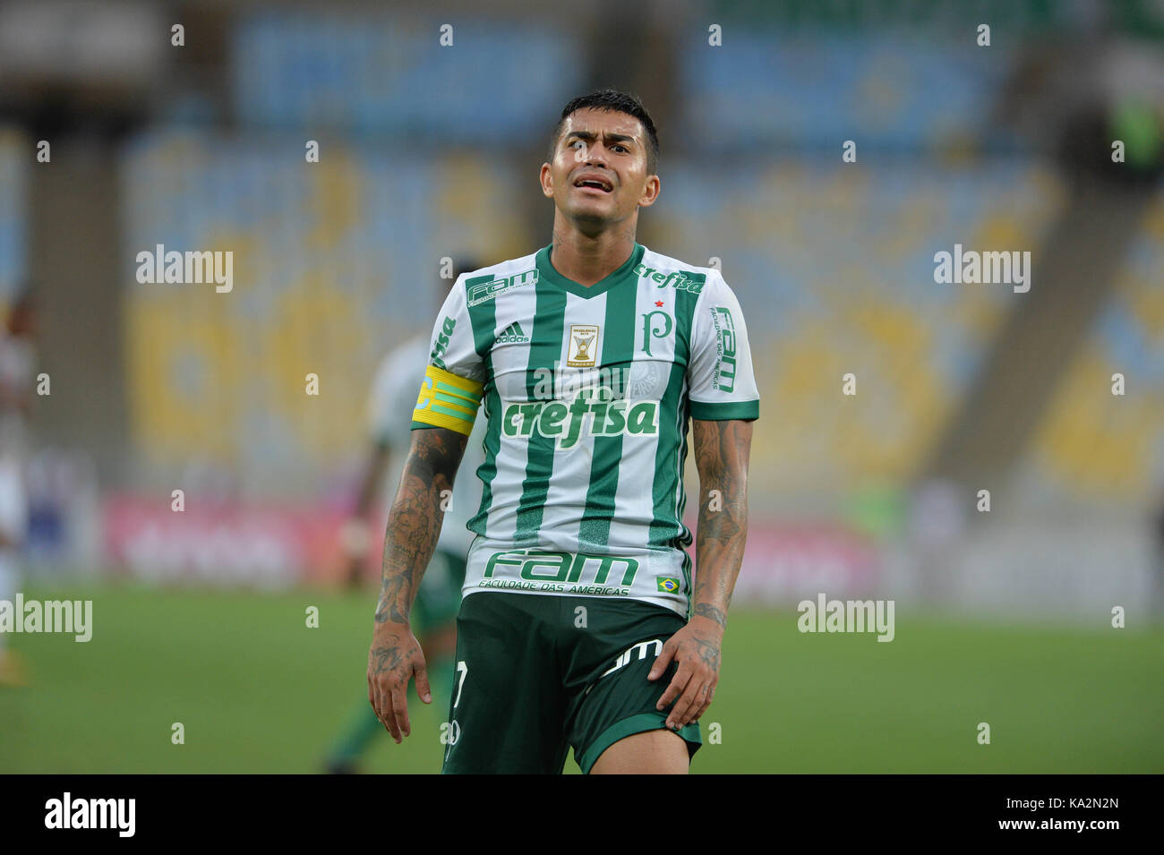 Rio De Janeiro, Brazil. 24th Sep, 2017. Dudu during Fluminense vs ...