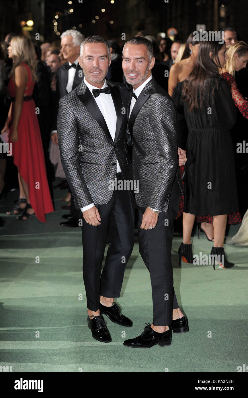 Milan, Italy. 24th Sep, 2017. Milan, Green Carpet Fashion Awards ...