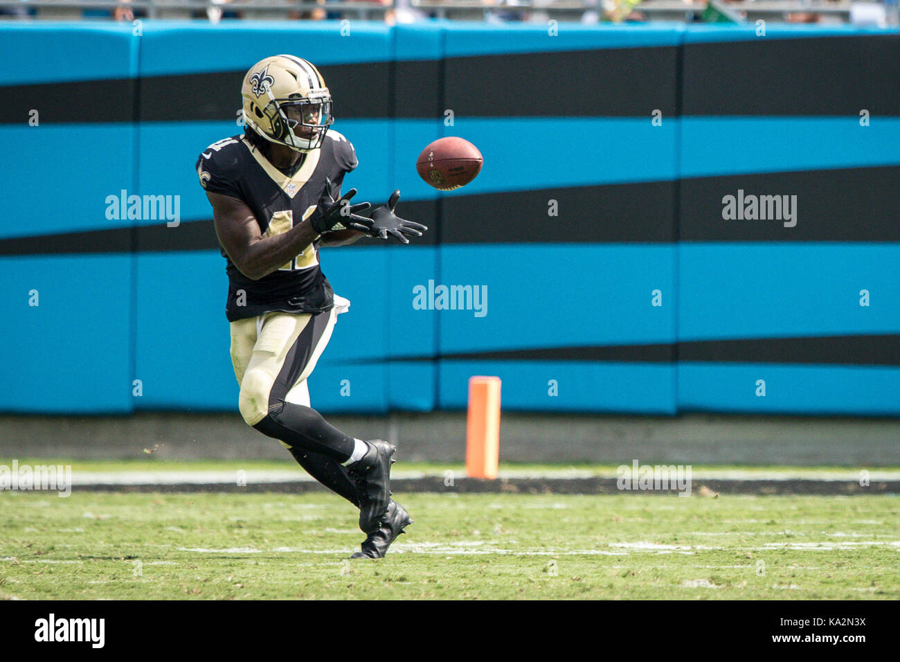 Charlotte, North Carolina, USA. 24th Sep, 2017. New Orleans Saints ...