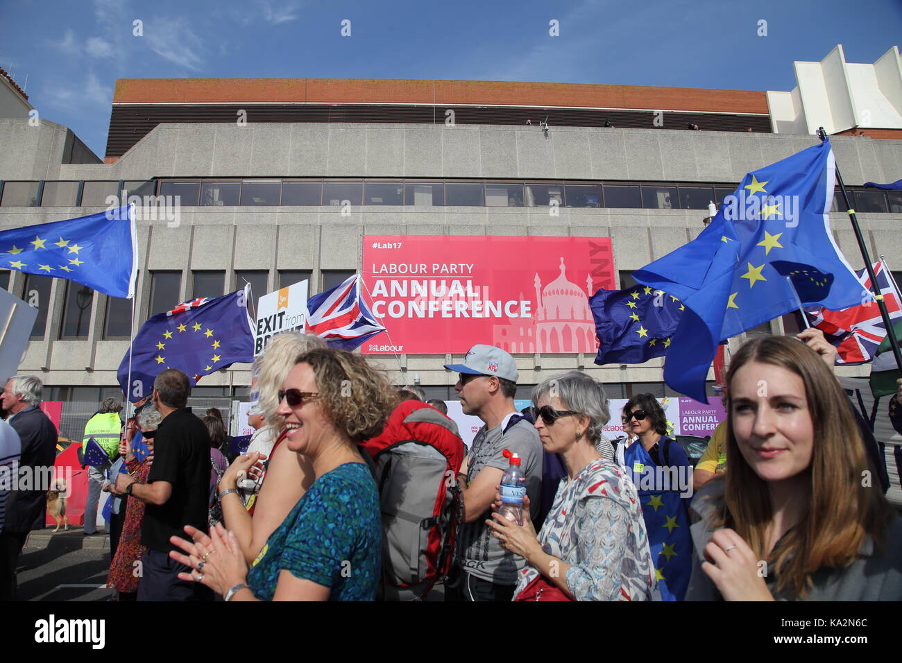 Brighton Pro-EU March Stock Photo - Alamy