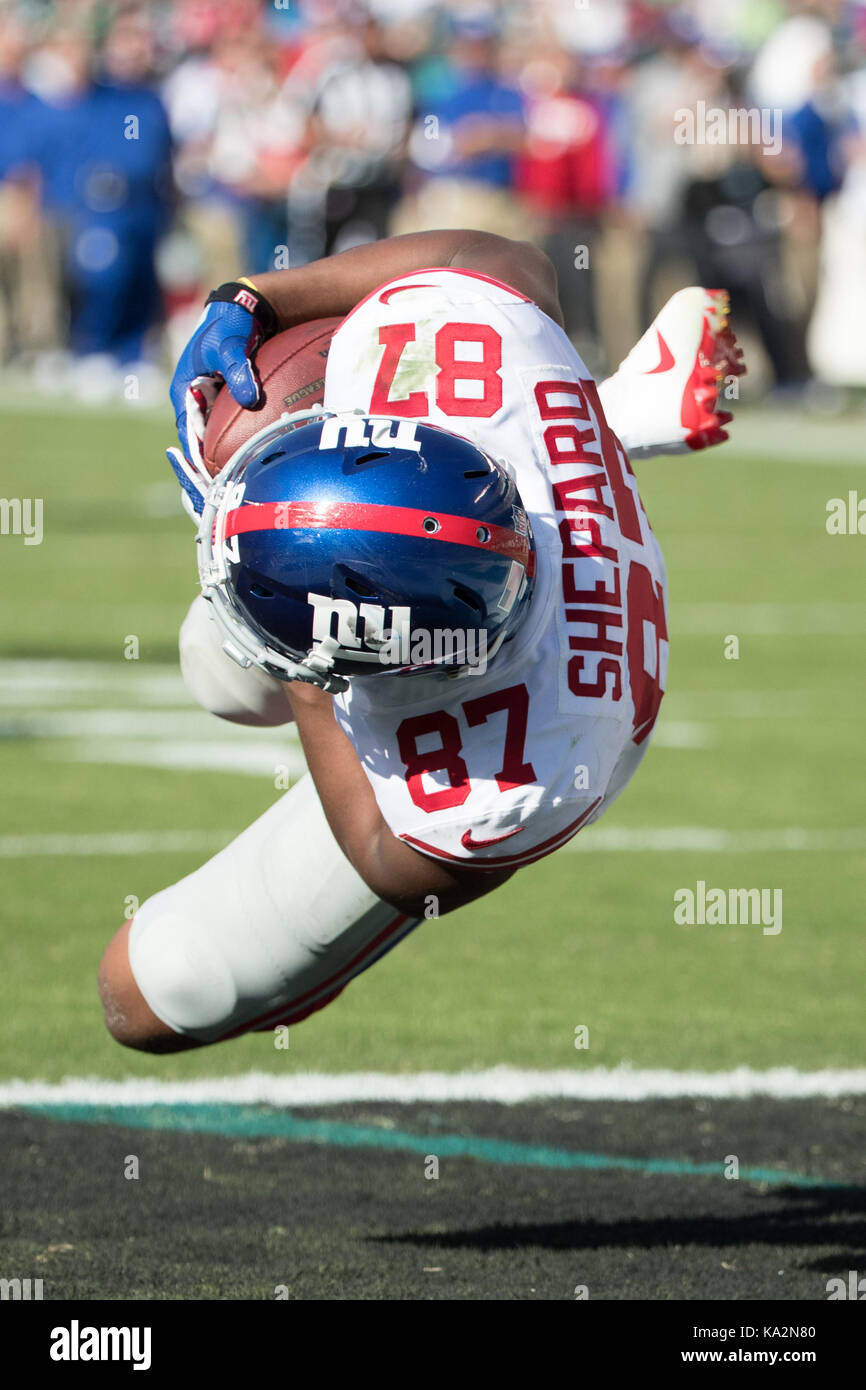 Philadelphia, Pennsylvania, USA. 24th Sep, 2017. New York Giants wide ...