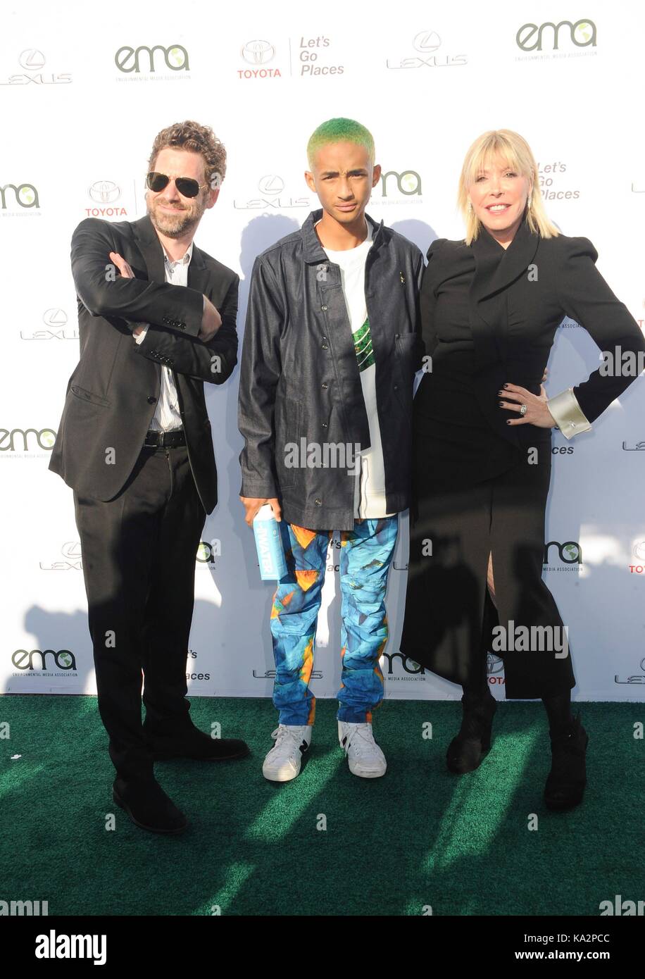 Santa Monica, CA. 23rd Sep, 2017. Asher Levin, Jaden Smith, Debbie ...